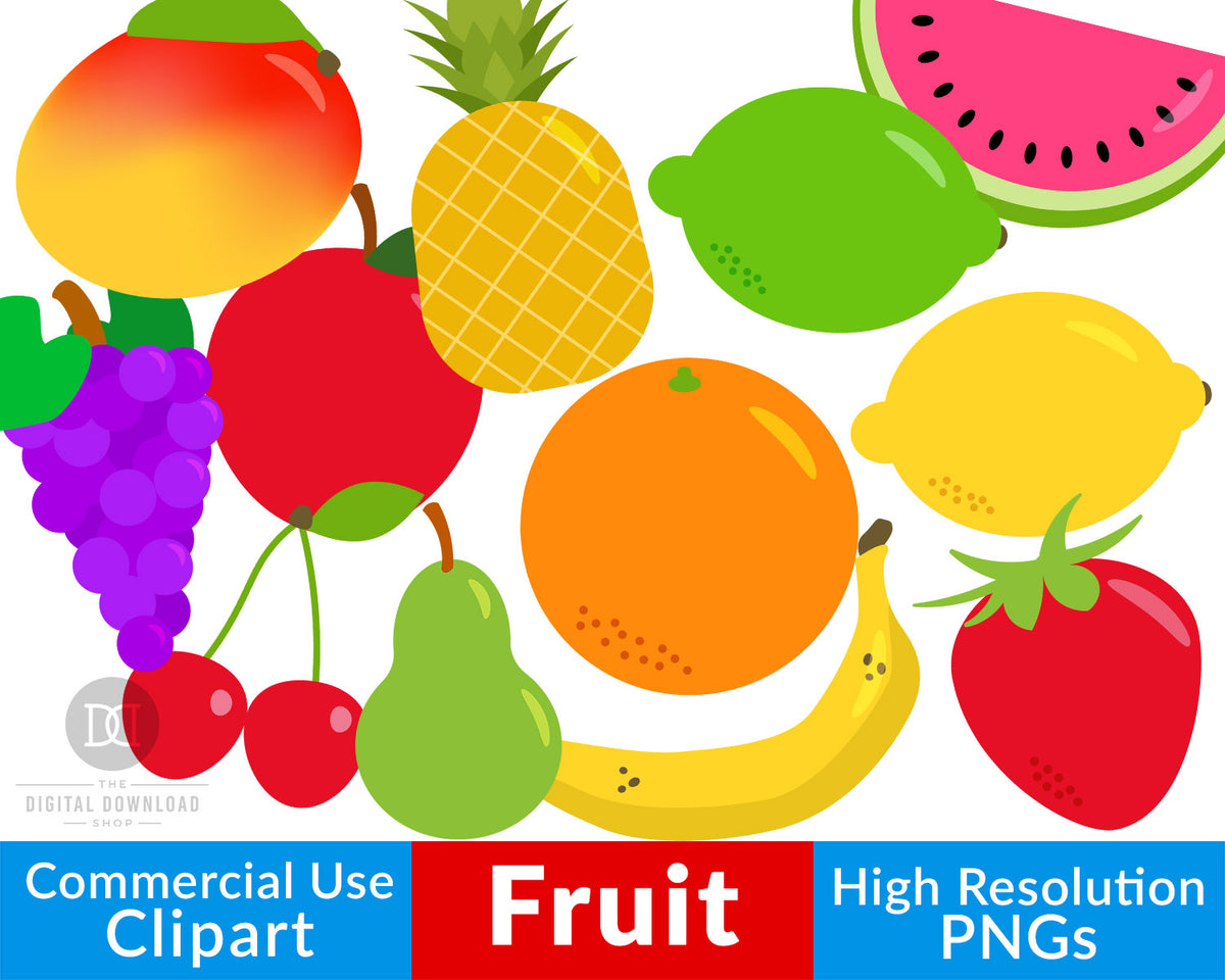 Fruit Clipart | The Digital Download Shop