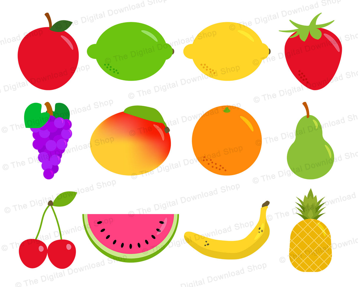 Fruit Clipart | The Digital Download Shop