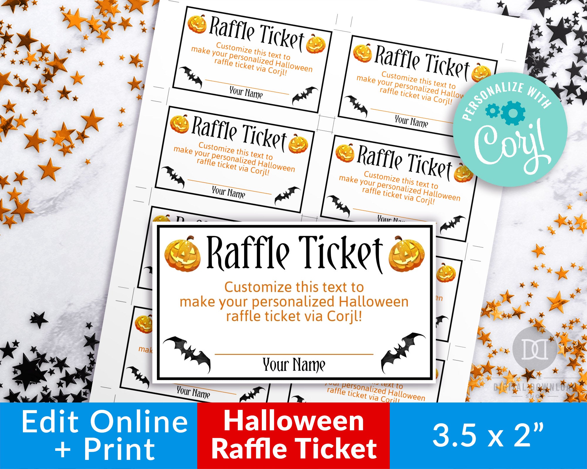 Free Printable Raffle Ticket Template Download
