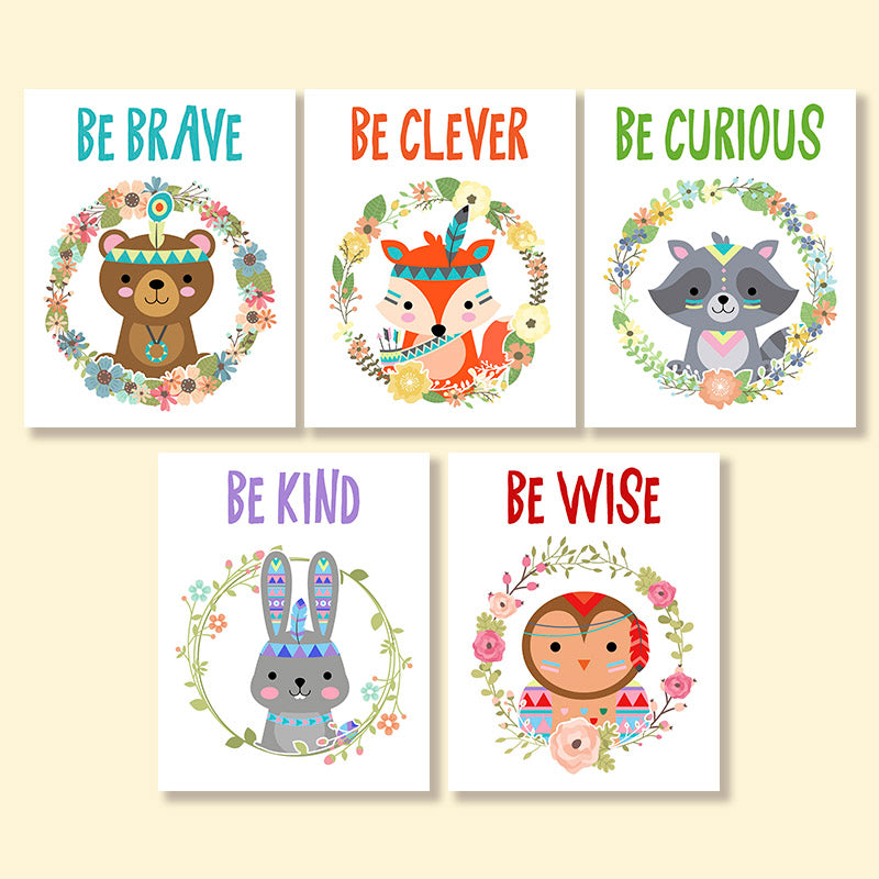 Woodland Animals Nursery Printables- Motivational | The Digital ...